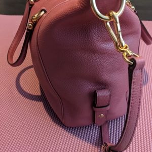 Coach | Bags | Authentic Coach Leather Bag With Care Instructions ...